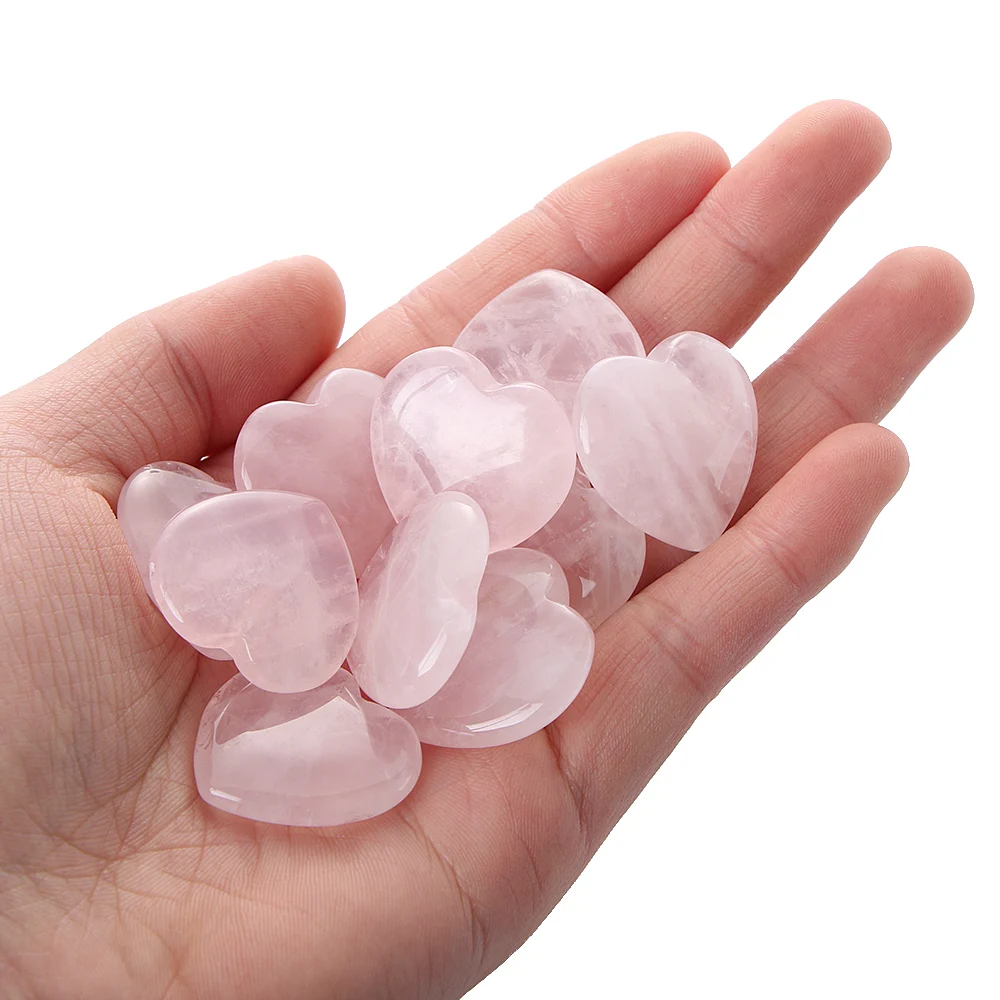 Love Stone Crystal Heart Rose Quartz | Healing Crystal Shop Online