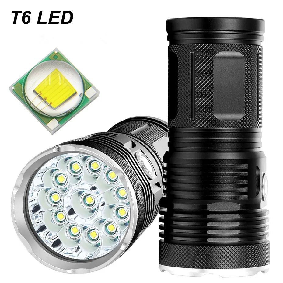 Linterna Led T6 Ultra potente, Linterna recargable, impermeable, Mini ...
