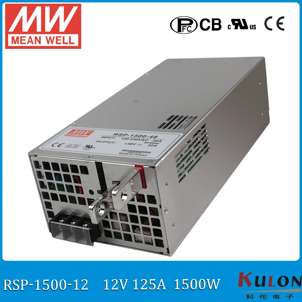 Original MEAN WELL RSP 1500 12 1500W 125A 12V ac/dc meanwell Power ...