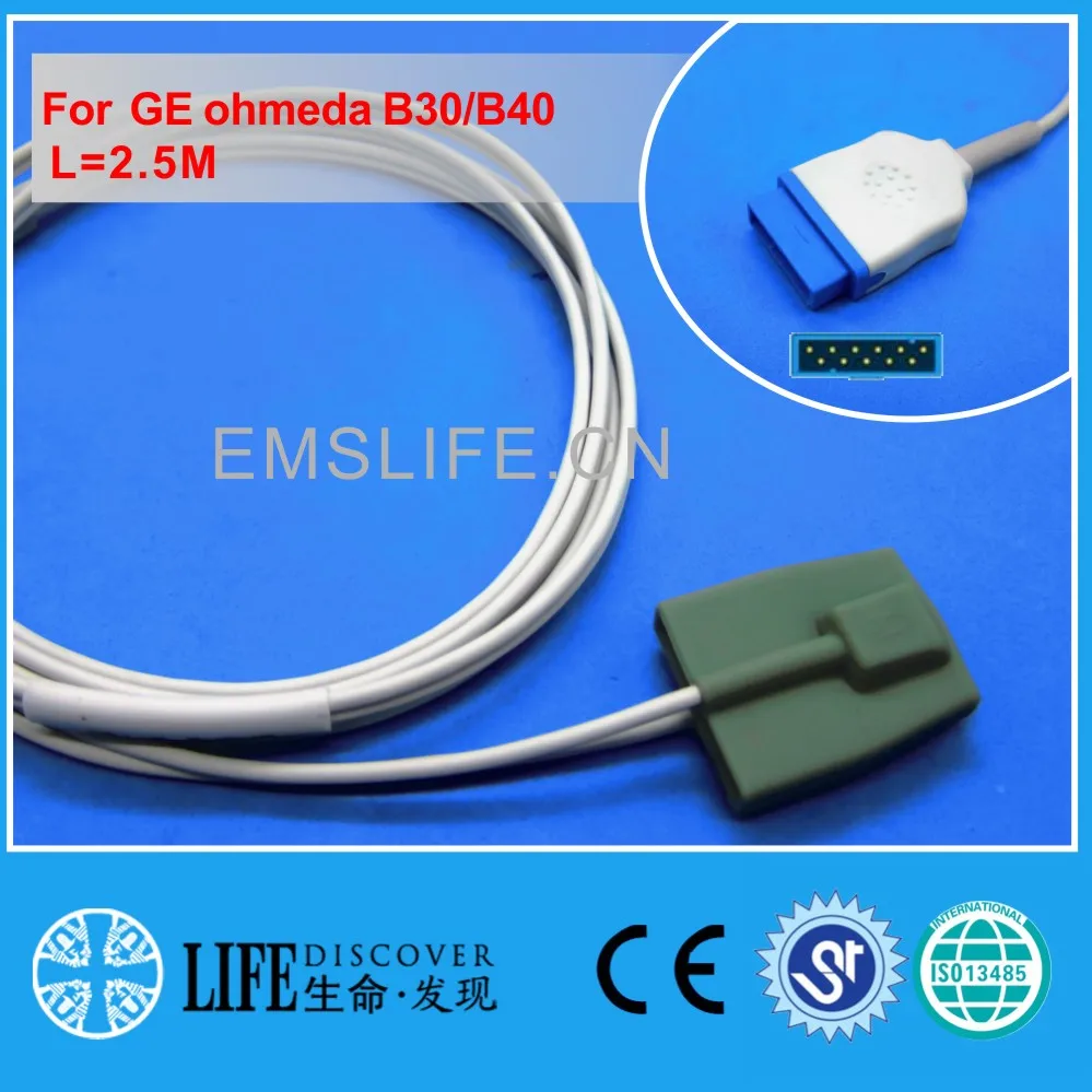 Long-cable-child-and-pediatric-spo2-sensor-for-GE-Ohmeda-B30-B40 ...