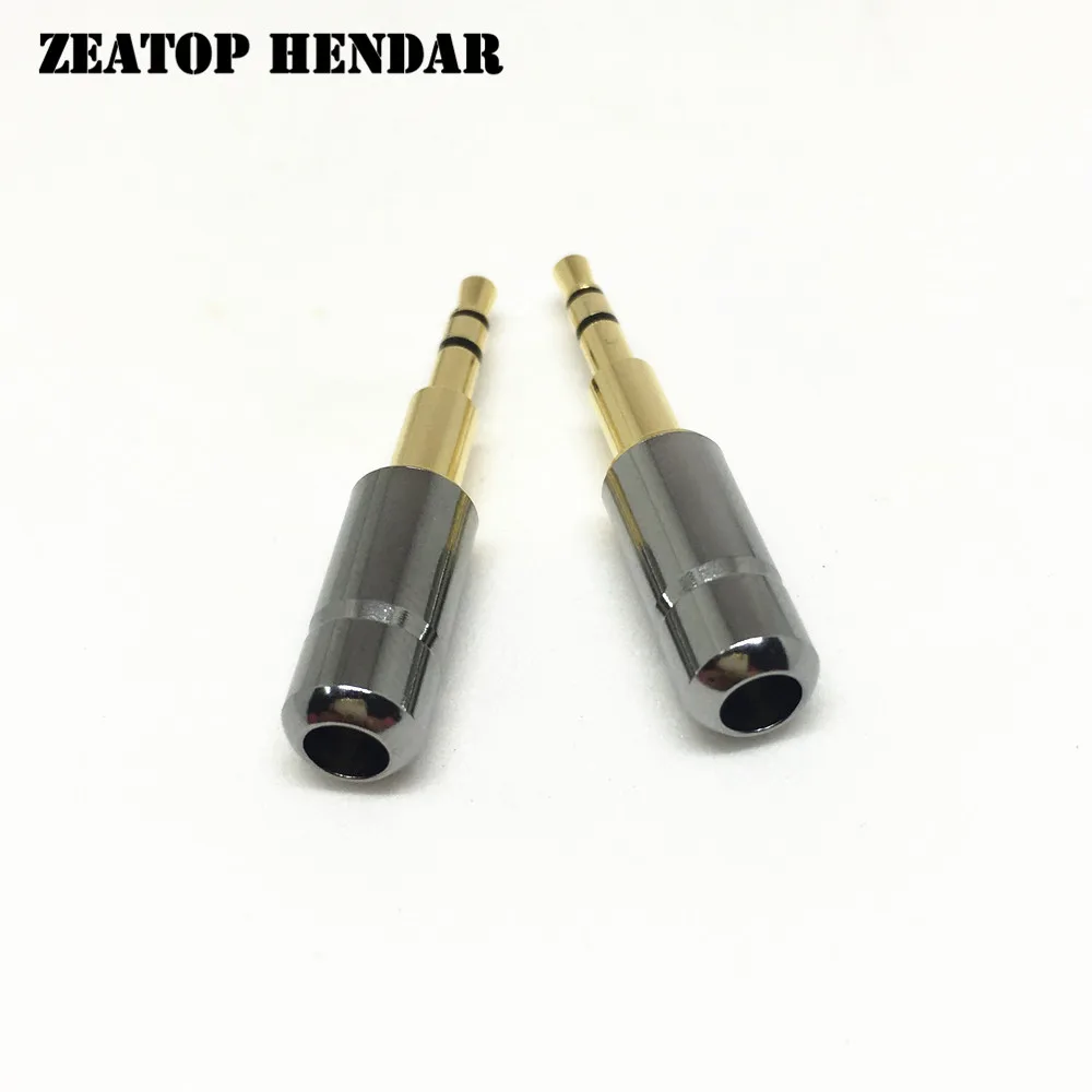 50Pcs-Mini-2-5mm-3-Pole-Stereo-Male-Jack-Copper-2-5-Audio-with-Long ...