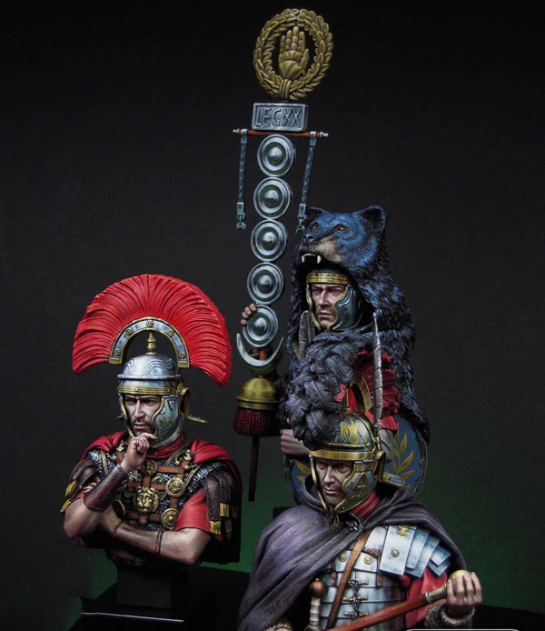 Unpainted-Kit-1-12-The-Might-of-Rome-include-3-bust-Resin-Figure ...