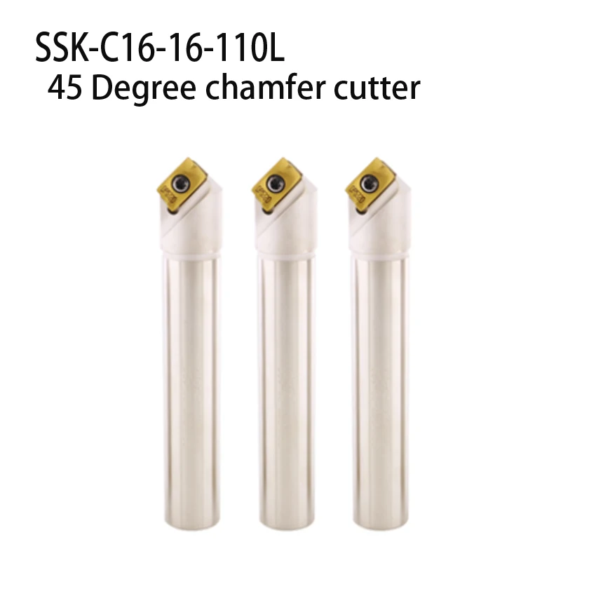 free delievery SSK 16 16 110 45 degree chamfer end milling cutter arbor ...