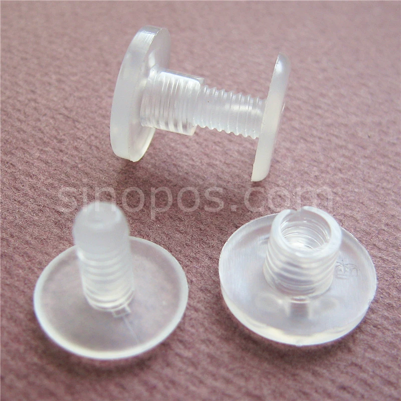 Plastic Binding Screws, corrugated construction card board book nut ...