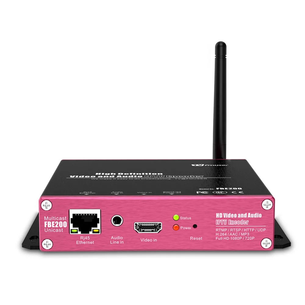 H264h265 Wireless Iptv Encoder Hd Iptv Streaming Encoder Support M3u8 Hls For Facebook