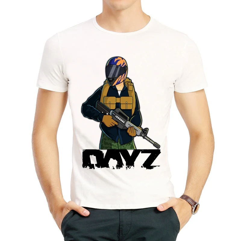 Aliexpress.com : Buy Cartoon Dayz T Shirt Fashion Short Sleeve White ...