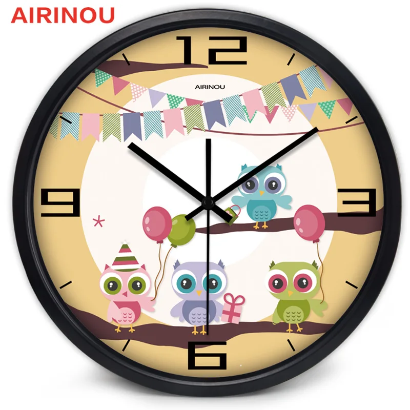 Airinou-10inch-25cm-Discount-Cartoon-Children-Room-Kids-Watch-Desk-Wall ...