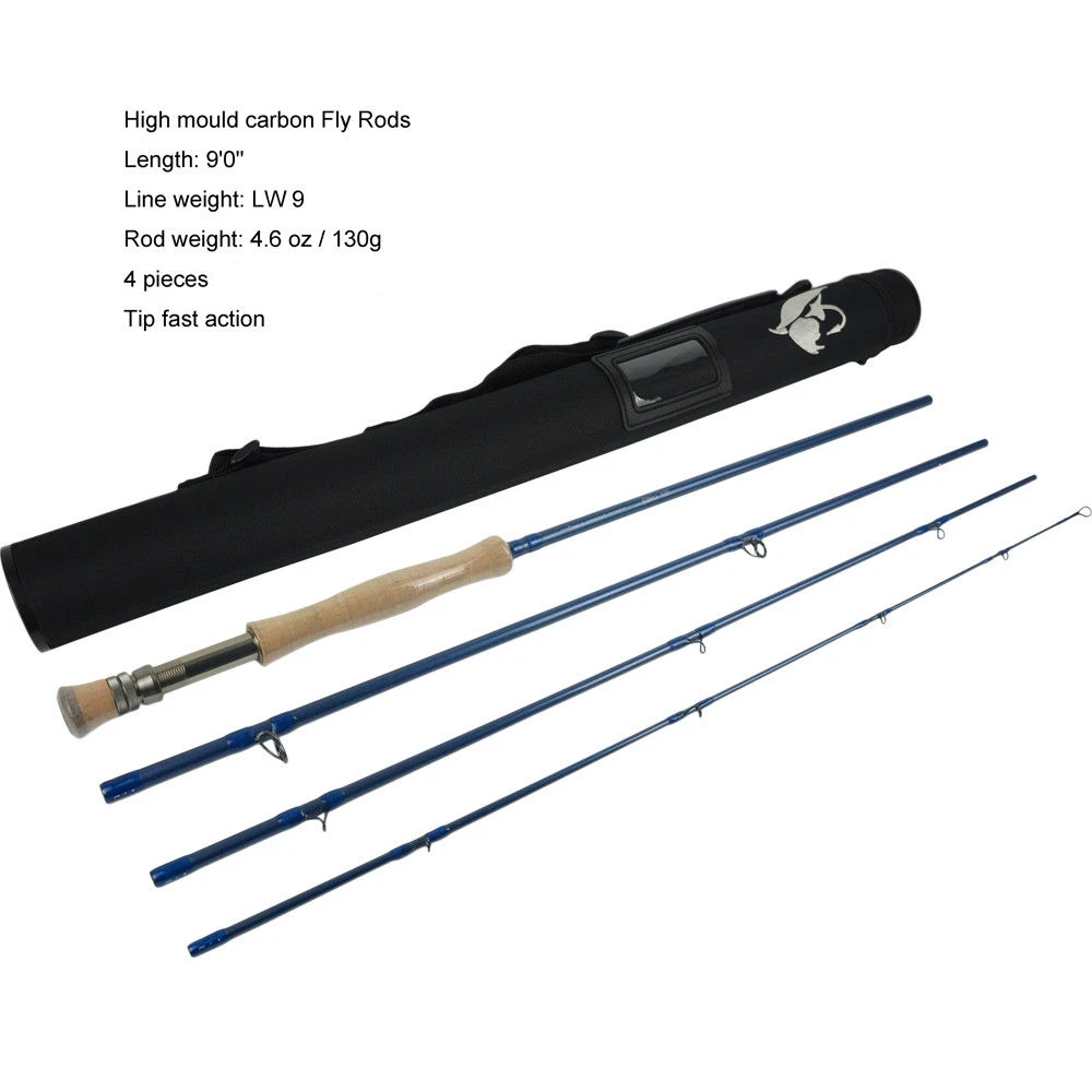 Aventik Im10 9ft Lw7-14 Saltwater Fly Fishing Rods Fast Action Light ...