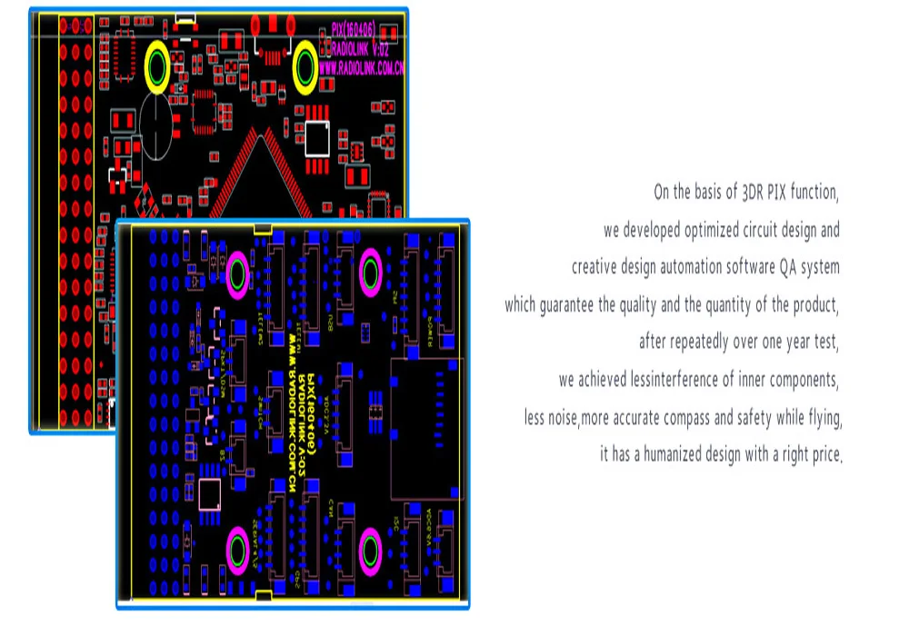 Radiolink Pixhawk PIX PX4 Flight Controller - 32bit STM32F427 With GPS ...