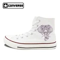 Men Women's Converse All Star Shoes High Top Lace Up Flats Design Five ...