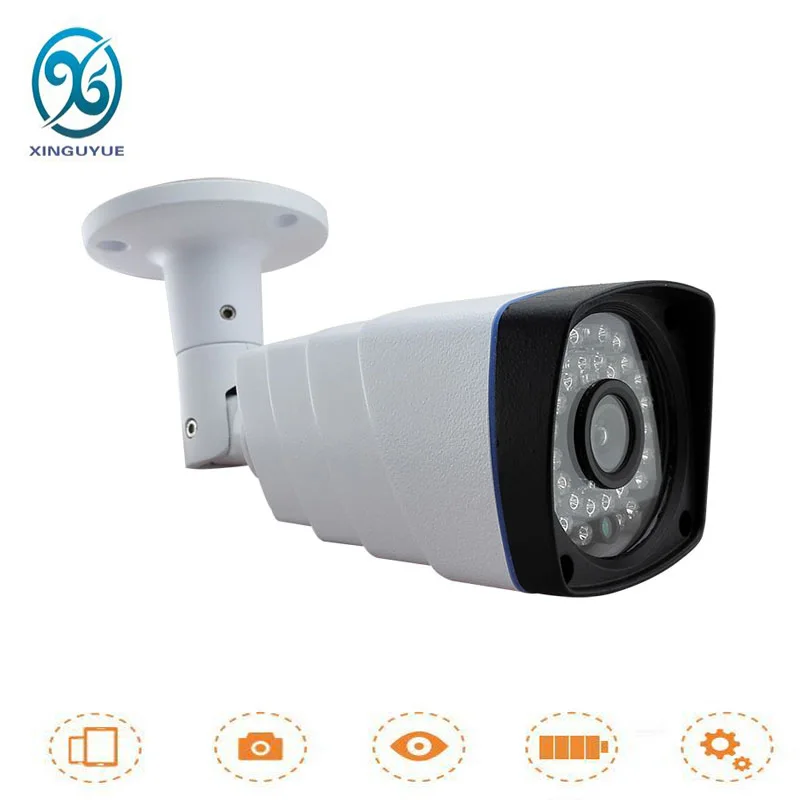 XGY HD 네트워크 감시 카메라 720 마력 960 마력/1080 마력 야간 POE 모니터 휴대 전화 원격 Oudoor 보안 ...