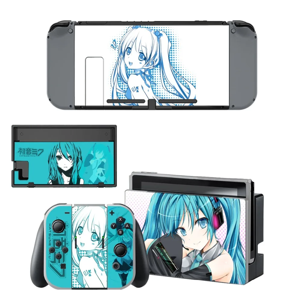 Hatsune Miku Skin Sticker for Nintendo Switch NS Console Controller ...