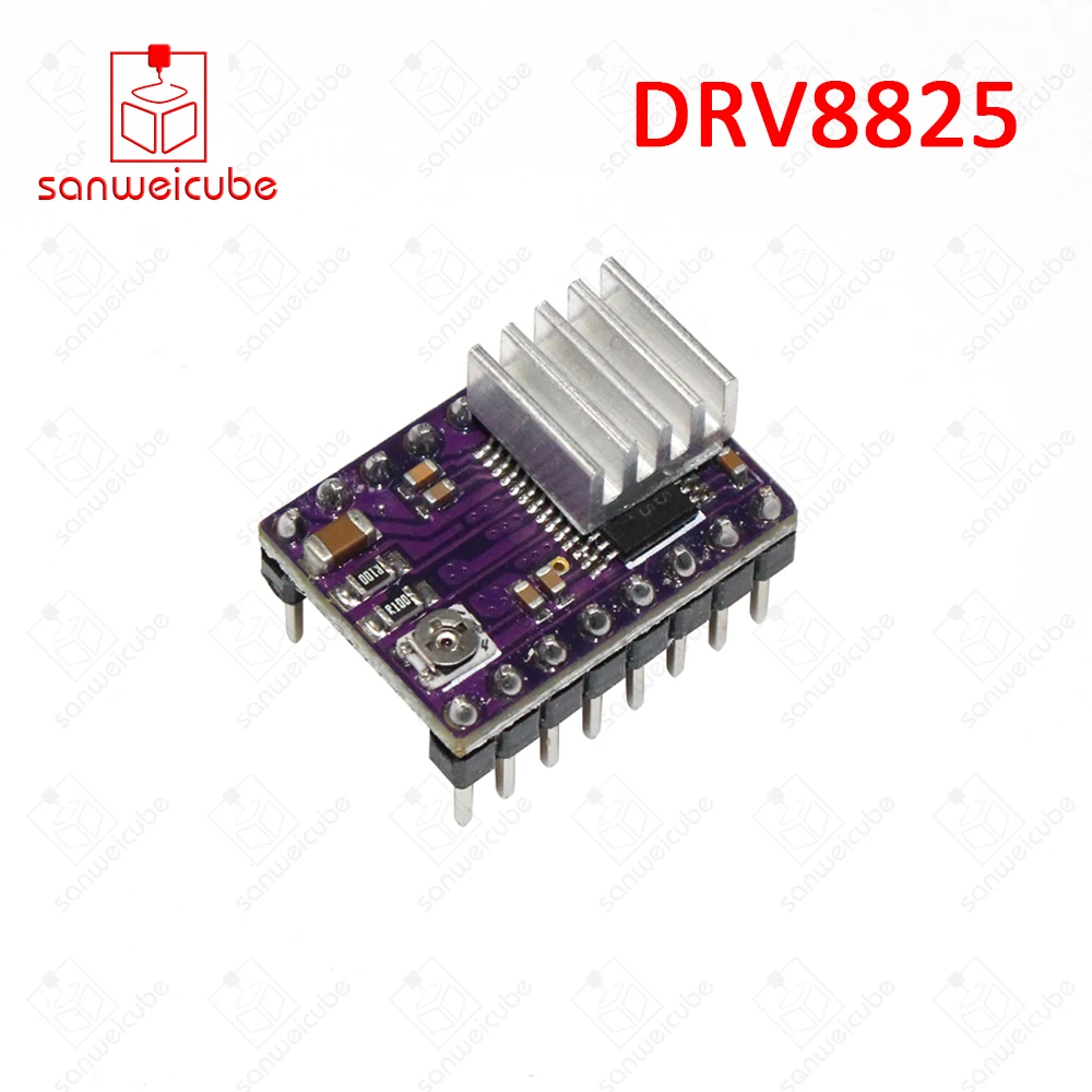 10pcs/lot StepStick 8825 DRV8825 Stepper Motor Driver Module Carrier ...