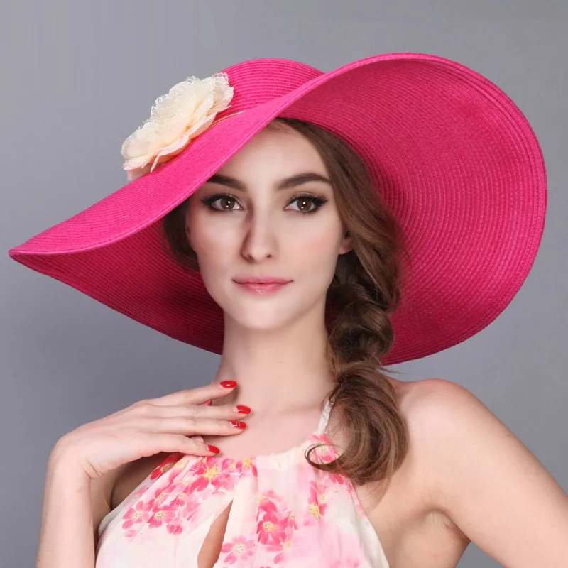 New Casual Fold Ladies Sun Hats UV Protection Straw Cap Sun Hat Women new-casual-fold-ladies-sun-hats-uv-protection-straw-cap-sun-hat-women