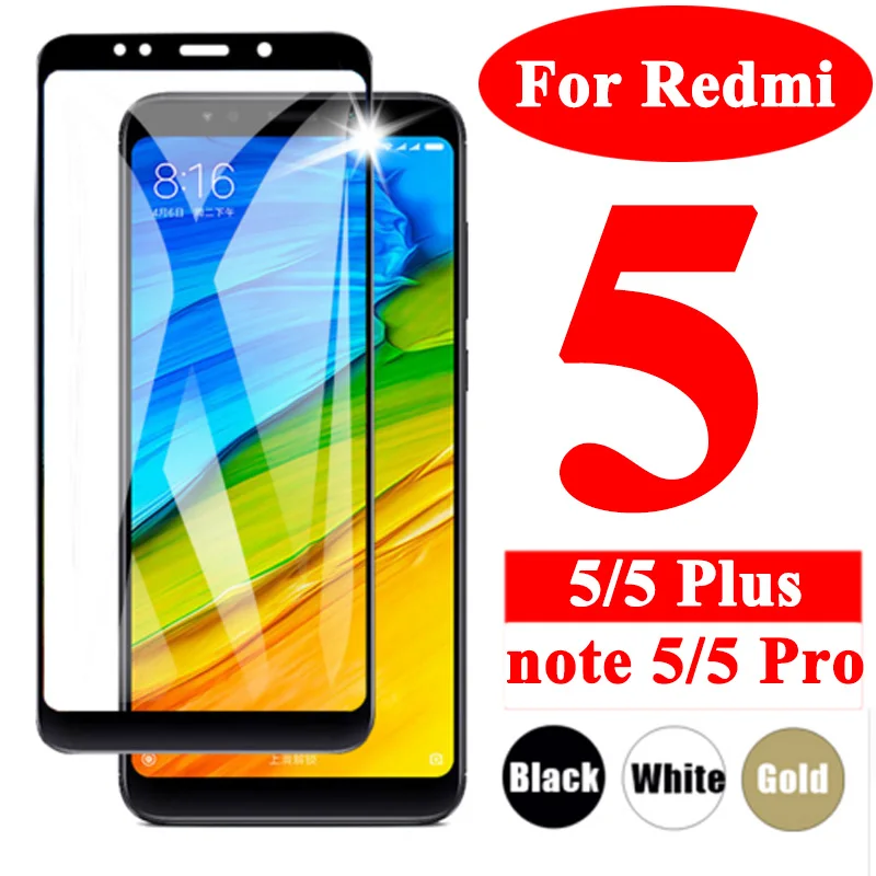 Ksio mi redmi note 5 pro vidro protetor de tela protetora para xiaomi redme plus note5 mi 5 plus ...