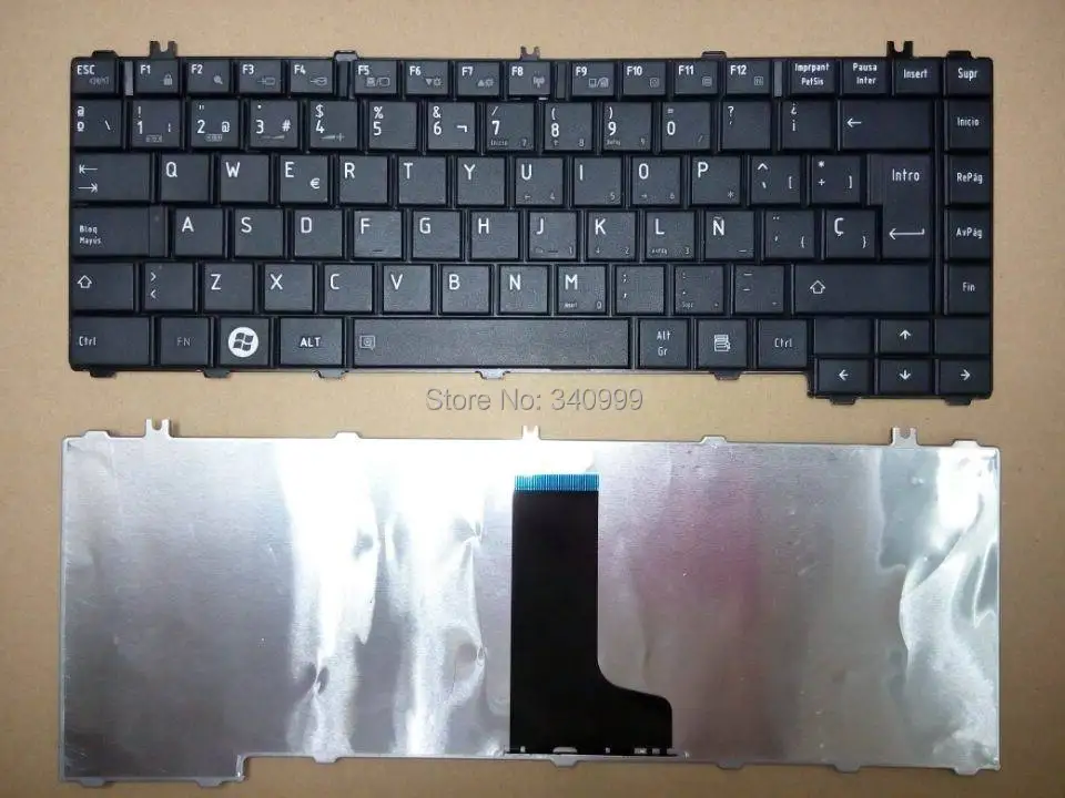 Teclado negro para Toshiba Satellite L645 L645D C600 C600D C640 C645 ...