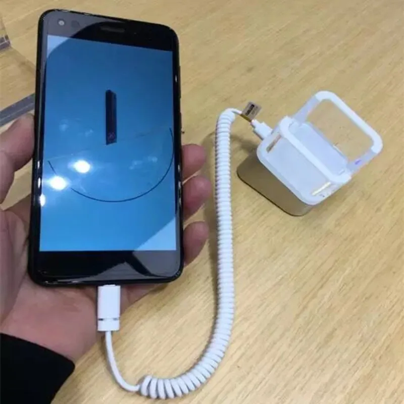 (6 set/lot ) acrylic solid pure android phone retail shop anti theft ...