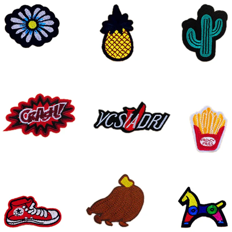 1 PC Cartoon Patches for Clothing Children's Stickers for Clothes Kids ...