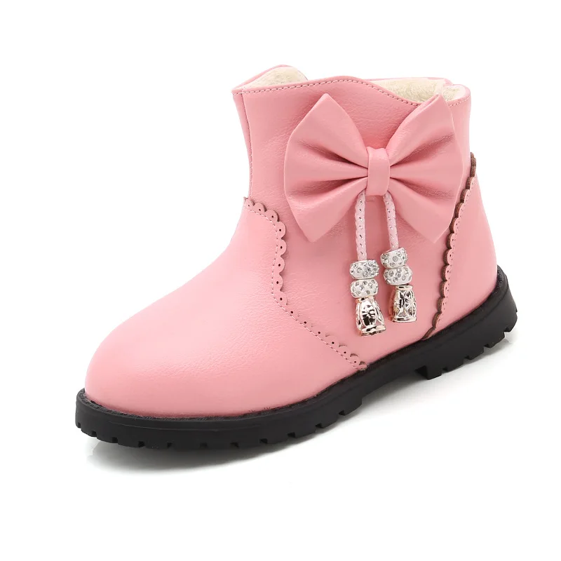 2018 New Winter Girls Boots For Kids Fashion Warm Children Shoes ...