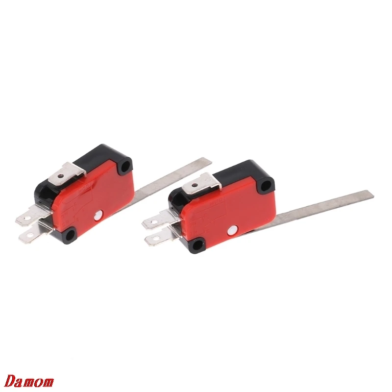 10pcs V-153-1C25 Limit Switches Long Straight Hinge Lever Type SPDT ...