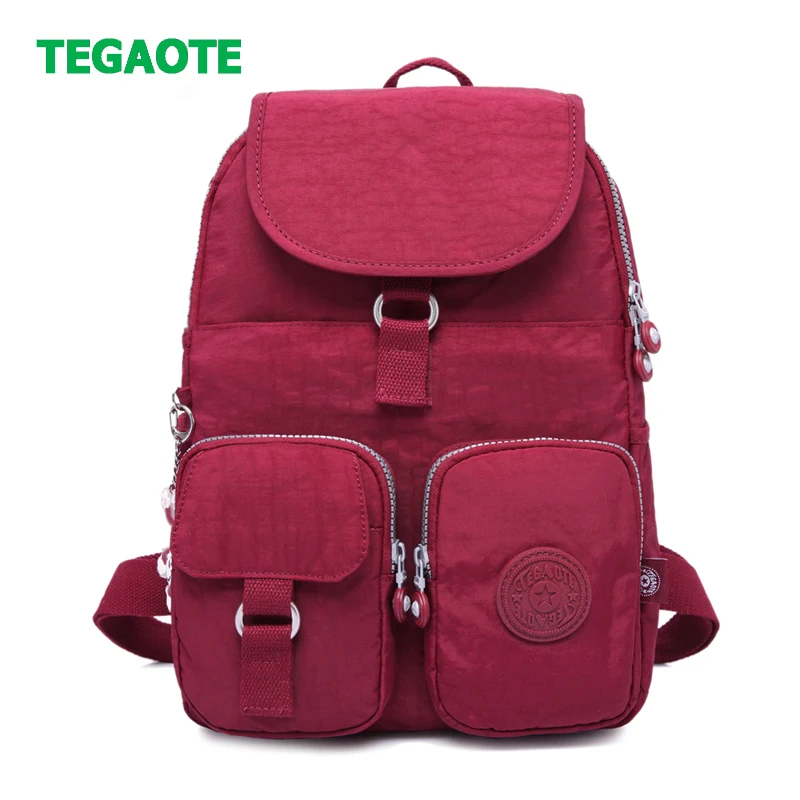 TEGAOTE School Backpack for Teenage Girls Mochila Women Backpacks Nylon ...