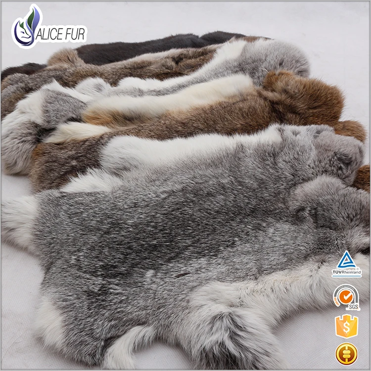 Raw Rabbit Fur / Natural Rabbit Skin / Rabbit Fur Material-in Fur from ...
