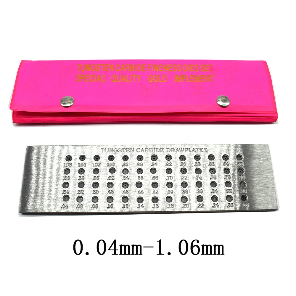 Draw Plate Tungsten Carbide Drawplate Drawing Round Wire 0.04 MM- 1 ...
