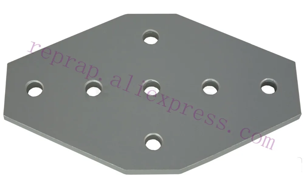 5pcs-3D-Printer-anodized-7-holes-Cross-Joining-Plate-for-2020-3030 ...