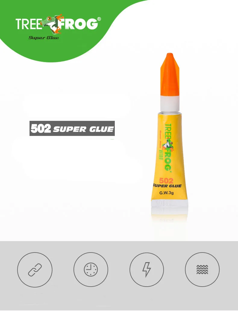 Tree Frog 502 instant Super Glue Instant Quick drying Cyanoacrylate ...