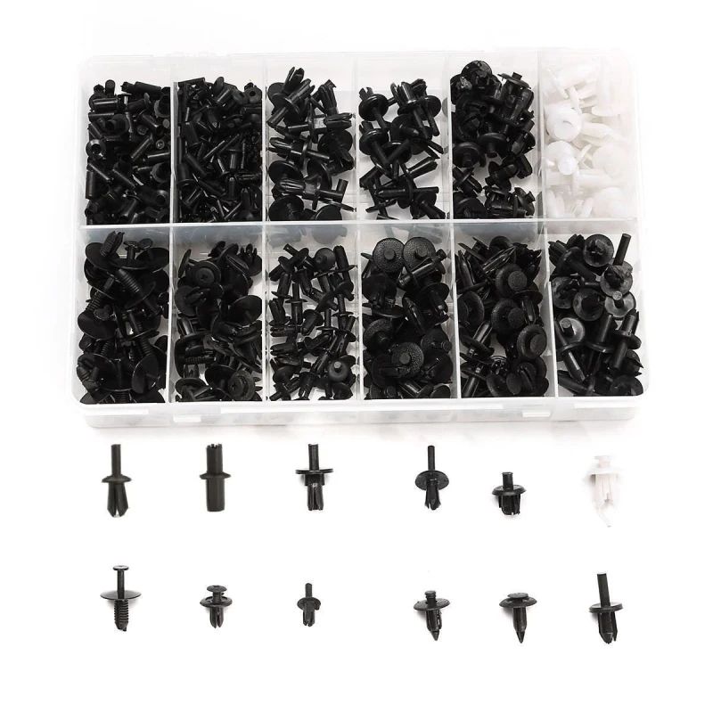 350pcs Auto Car Push Retainer Pin Rivet Trim Clip Panel Moulding ...