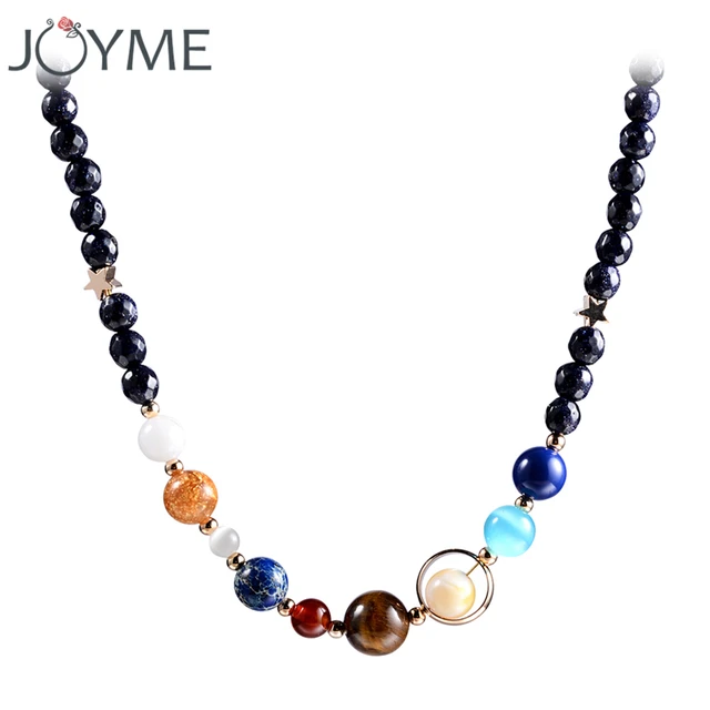 Solar System Necklace Beads