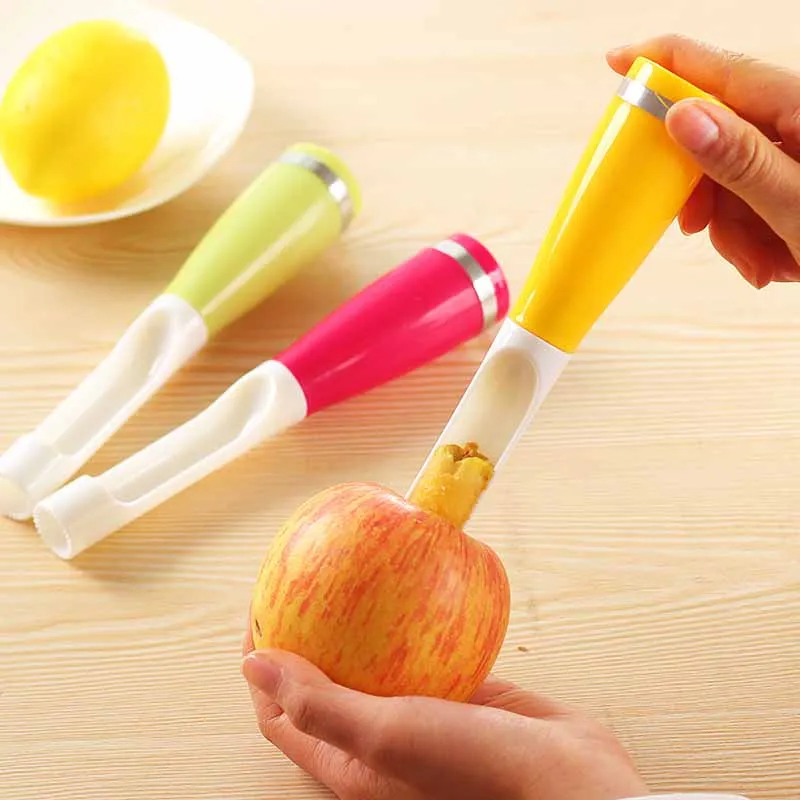 1PC Plastic Apple Corer Kernel Remover Kitchen Fruit Vegetable Handle ...