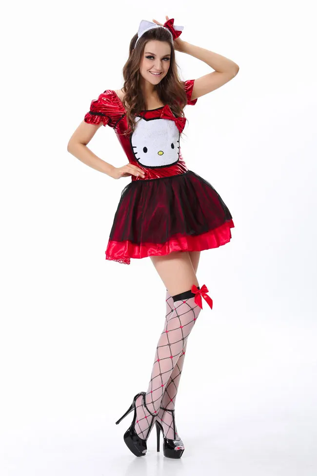 Sexy Hello Kitty Halloween Costume