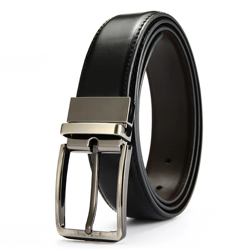 Men's fashion leather Belt Waist Metal Pin Buckle With Clip Belts ...