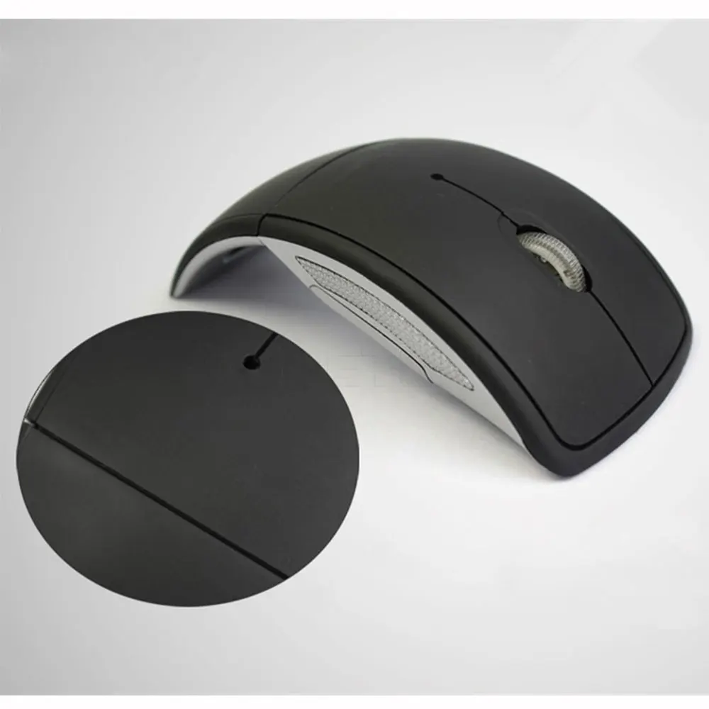 kebidumei 2.4GHz Foldable Wireless Mouse mouse for PC computer mouse ...