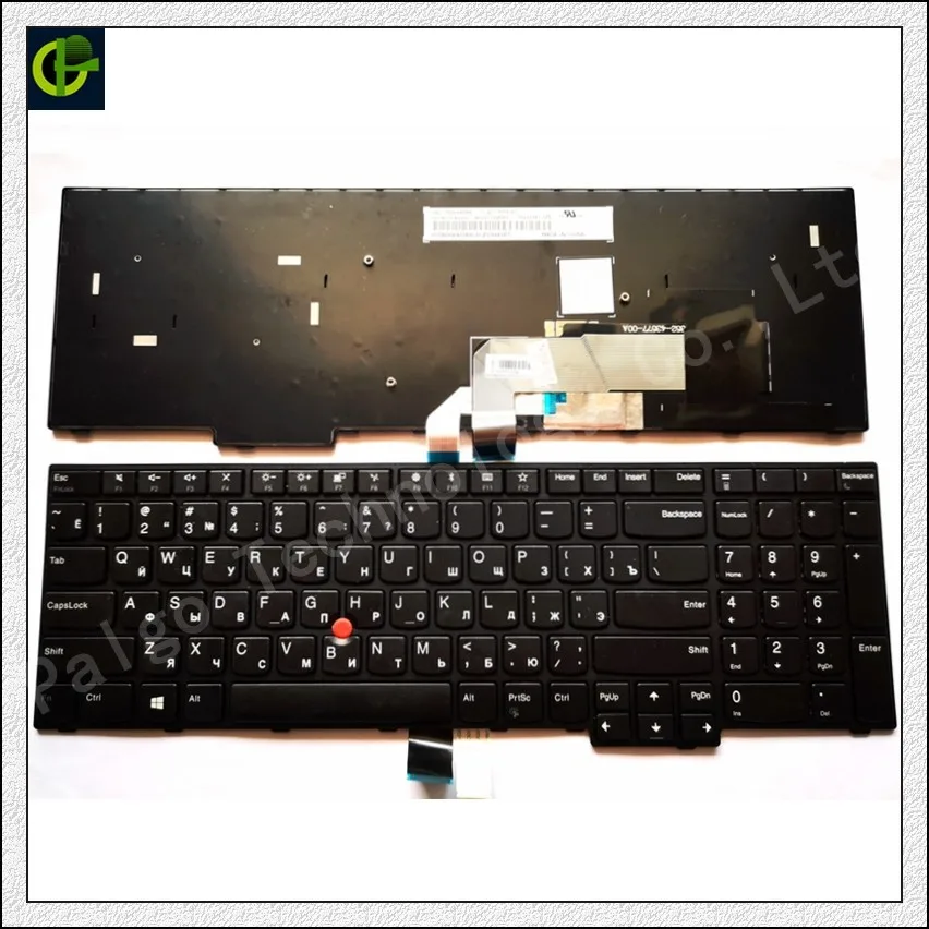 Russian Keyboard for ThinkPad E570 E575 FRU 01AX120 01AX160 01AX200 PN ...