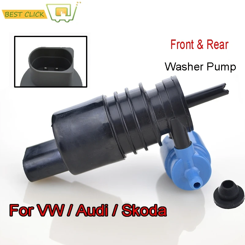 Misma Front Rear Windscreen Washer Pump For VW Polo Passat B5 B6 Golf ...