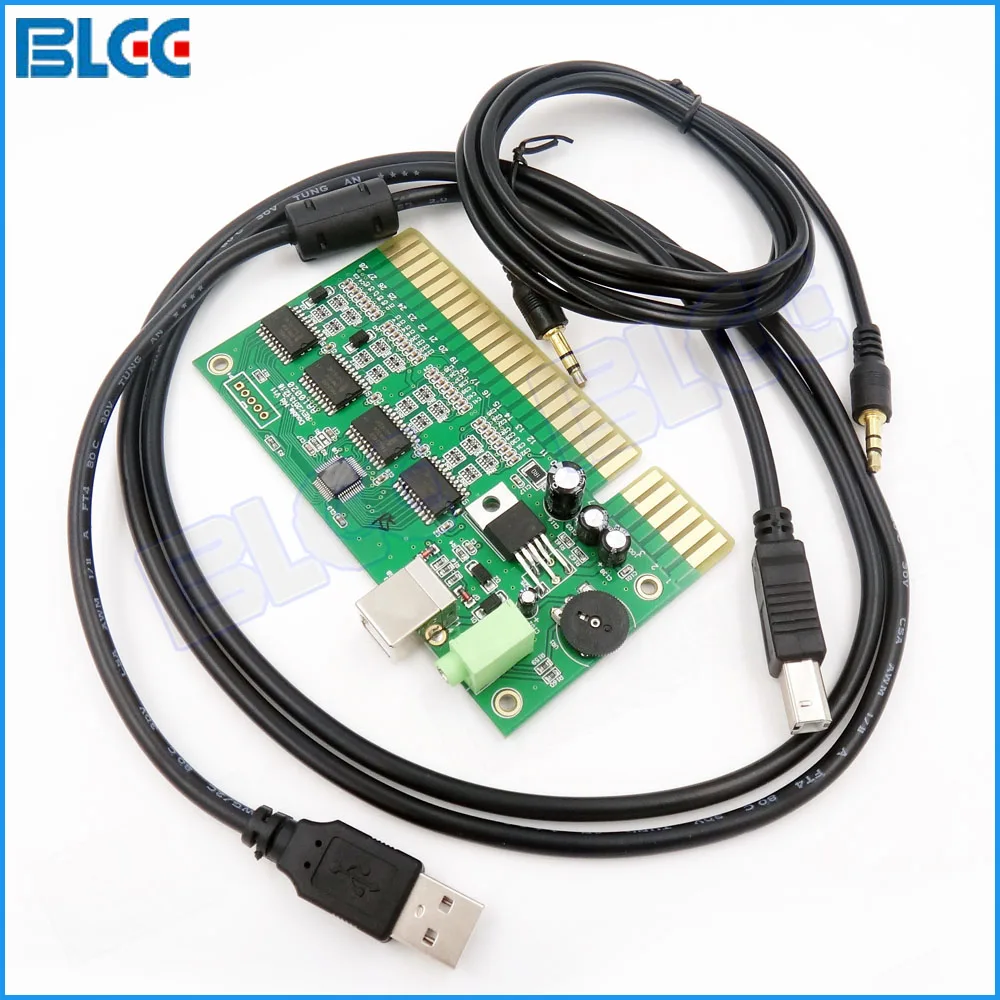2 PCS /Set PC USB to JAMMA Arcade Converter Controller boards for ...