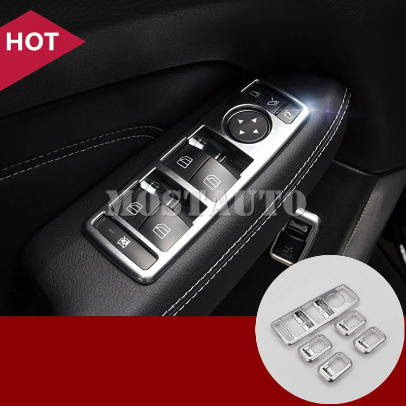 For Mercedes Benz C Class W204 S204 Inner Door Window Switch Cover 2008 ...