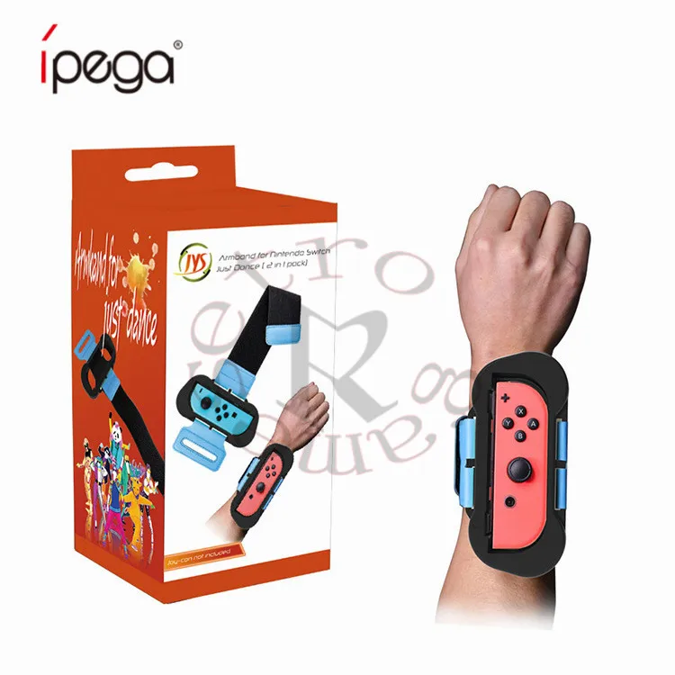 1 par ajustável faixa de pulso de dança elástica pulseira para nintendo ...