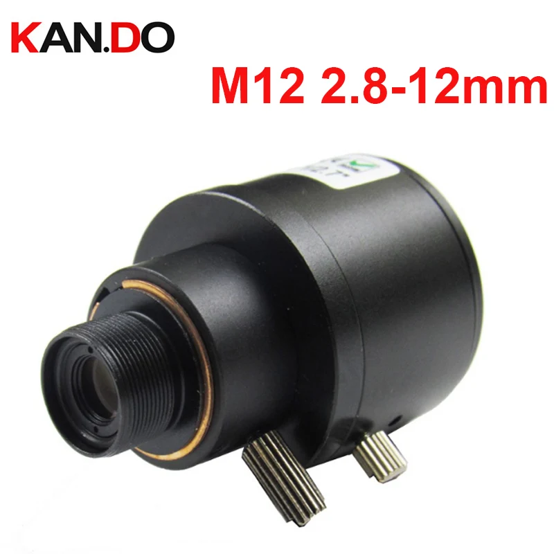 M12 3.0 MP fixed iris HD CCTV camera lens 2.8 12mm varifocal lens ...
