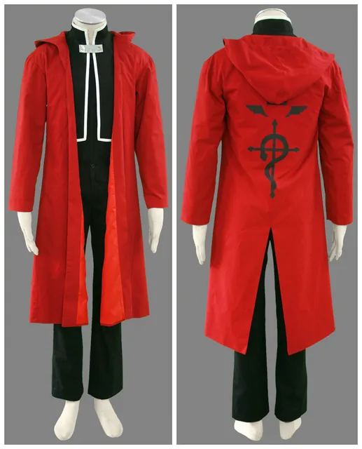 Fullmetal Alchemist Series Edward Elric Cosplay Suit - AllCosplay.com