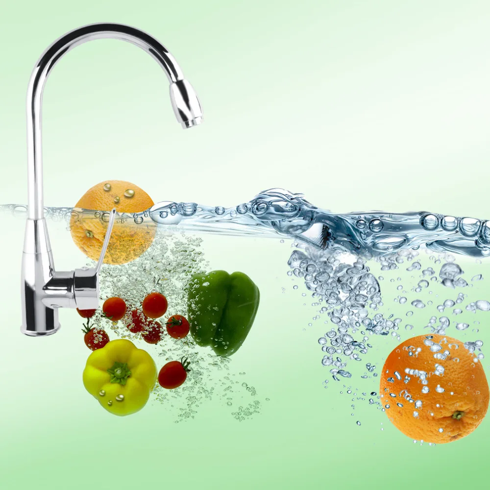 Alloy Chromed Hot/Cold Mixer Water Tap Basin Kitchen Bathroom Wash ...