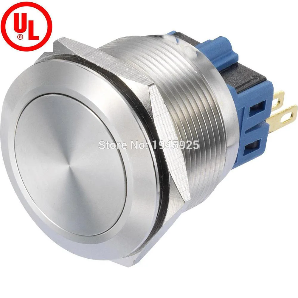12V 22mm 6 Pin Self-locking Latching Switch Led Light Metal Push Button ...