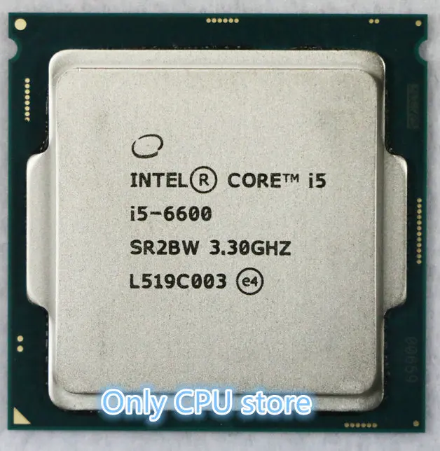 Intel core i5 quad core, 6600 3.3ghz 6m cache quad core desktop lga1151 ...
