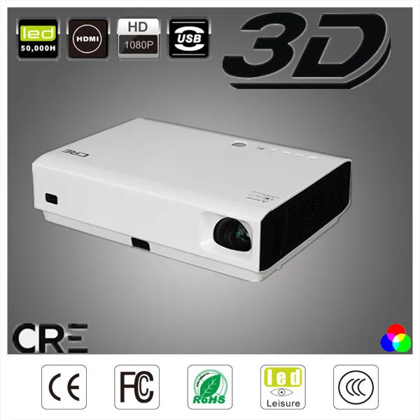 Factory Direct Sale Free Shipping Home Theatre Projector LED Projector ...