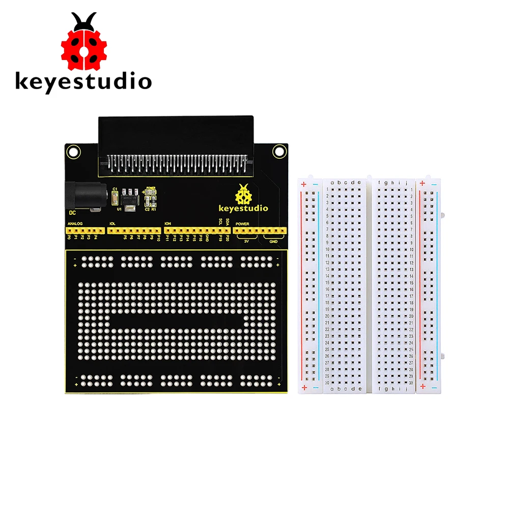 Keyestudio Prototype Breakout Board V2 With 400-point Breadboard For ...