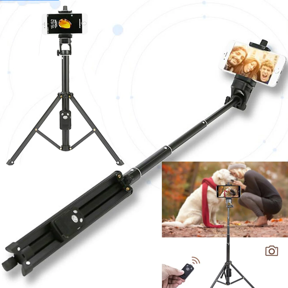 3 In 1 Yunteng 1688 Bluetooth Remote Shutter Portable Handle Selfie