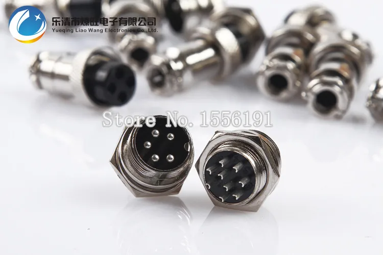 Free shipping 10 sets/kit 8 PIN 16mm GX16-8 Screw Aviation Connector ...