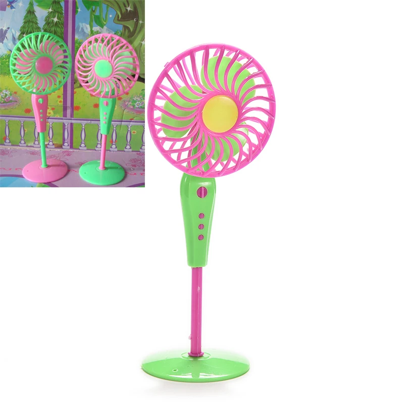 Classic Kids Play House Toys Cute Mechanical Fan Toys for s Doll ...